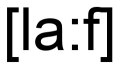 [la:f]